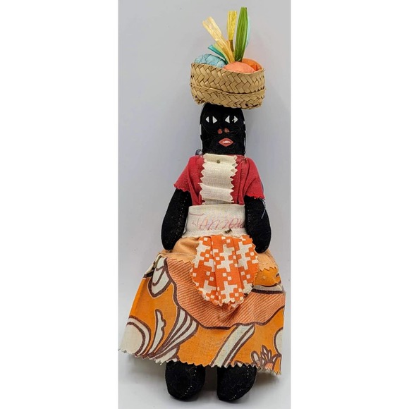 Toys | Vintage Jamaican Folk Art Travel Souvenir Cloth Rag Doll | Poshmark
